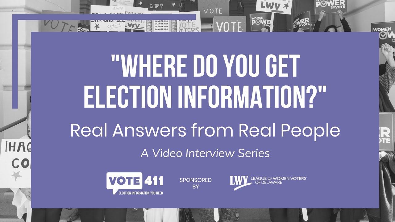 Where Do You Get Voting Information? Real Answers from Real People ...
