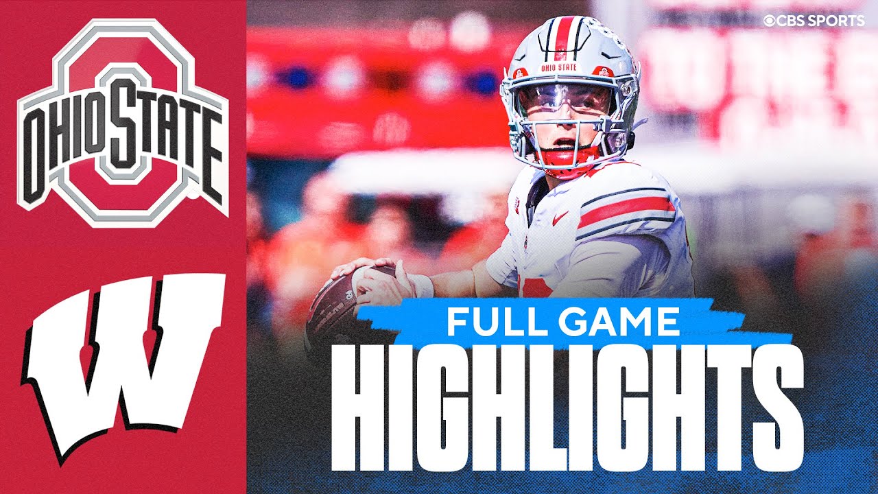 No. 1 Ohio State Buckeyes vs Wisconsin Badgers | Full Game Highlights ...