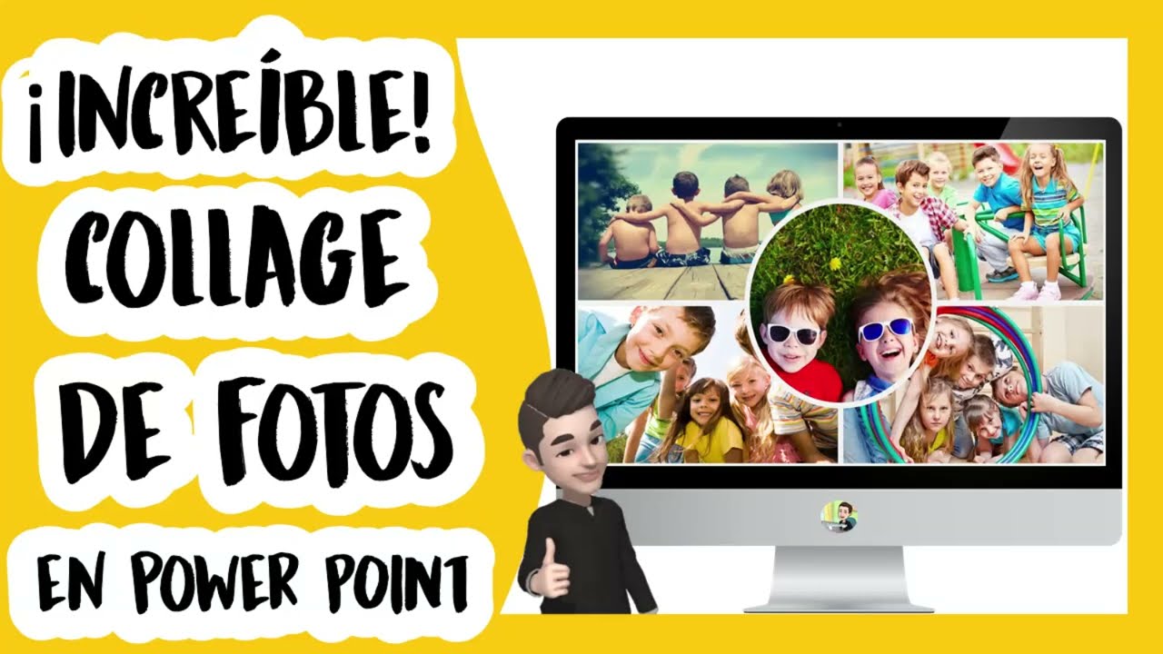 COMO HACER UN COLLAGE DE FOTOS EN POWERPOINT ¡FÀCIL y RÀPIDO! 🎨🎨🎨 - YouTube