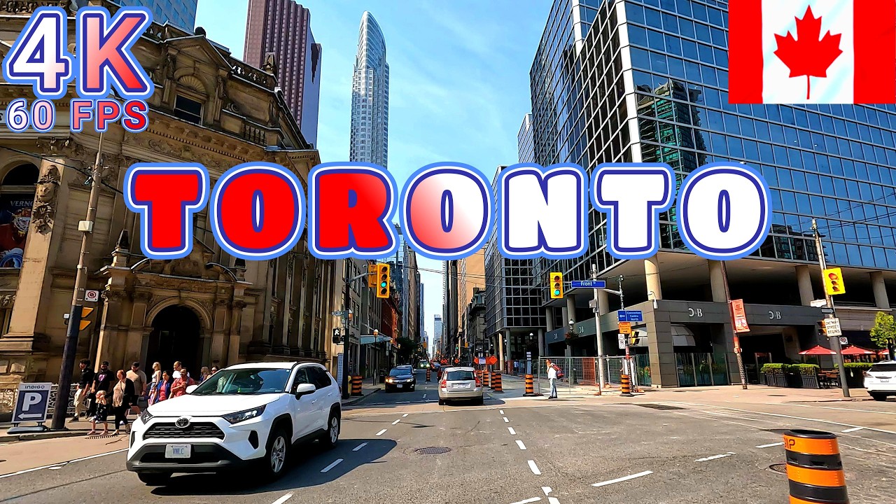 Toronto Drive Part 7/7, Metropol City in Canada 4K - UHD - YouTube