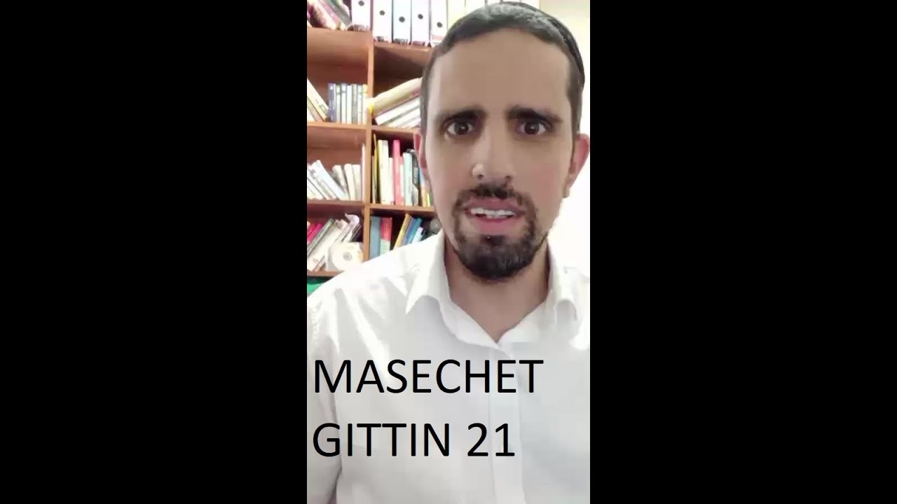 Masechet Gittin 21 - Daf Yomi - Blemishing means Freeing Slaves - YouTube