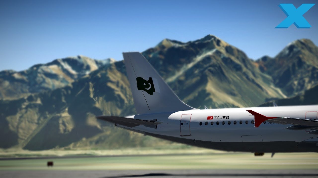 [XP11] A321 | Timelapse Descent and Landing in Skardu ! | (OPSD) - YouTube