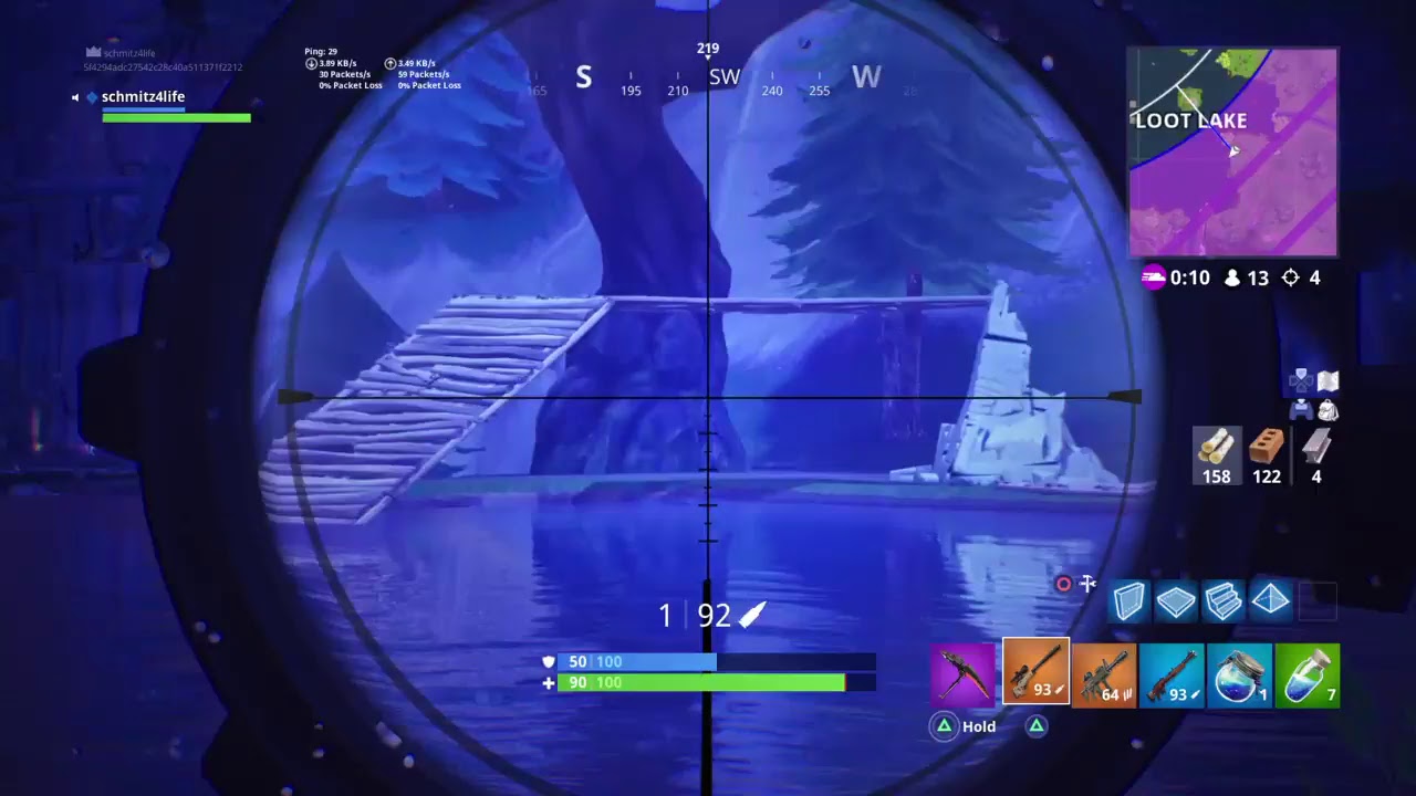 Fortnite gameplay 290+ NEW THERMAL SCOPED AR - YouTube