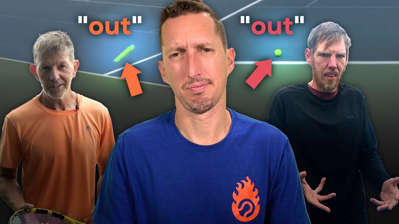 exposing BAD tennis line calls... - YouTube