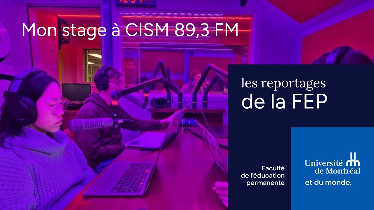 Certificat en journalisme multiplateforme - stage en entreprise - YouTube