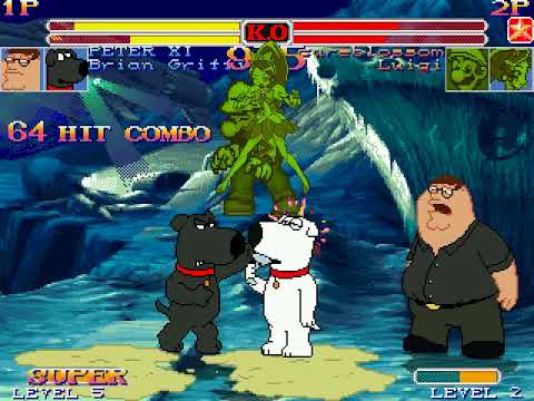 Mugen Peter Griffin and Brian Griffin vs Cure Blossom and Super Luigi ...