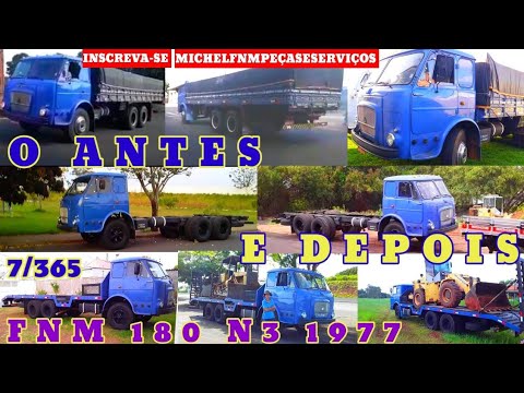 O antes e o Depois desse Fnm 180 1977 N3.se vc não é escrito do canal ...