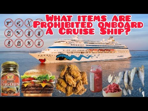 What are prohibited items onboard a Cruise Ship? - YouTube
