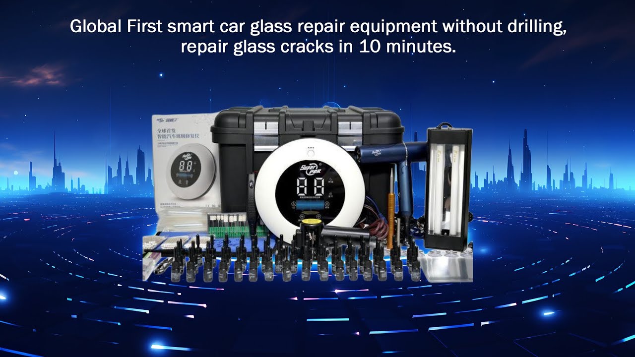 Receiving and unboxing video|Auto Glass Fix Machine for Car Glass ...