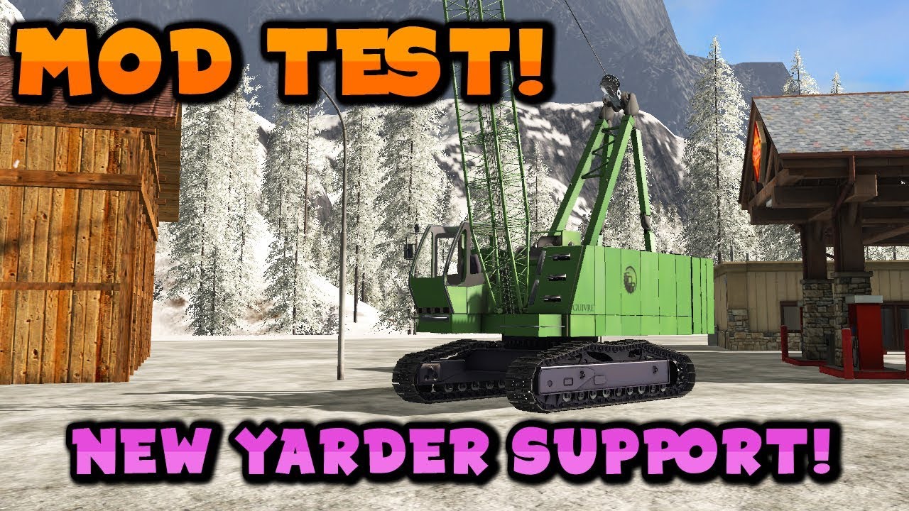Farming Simulator 2017 | Logging Mods | New Yarder Weight System - YouTube