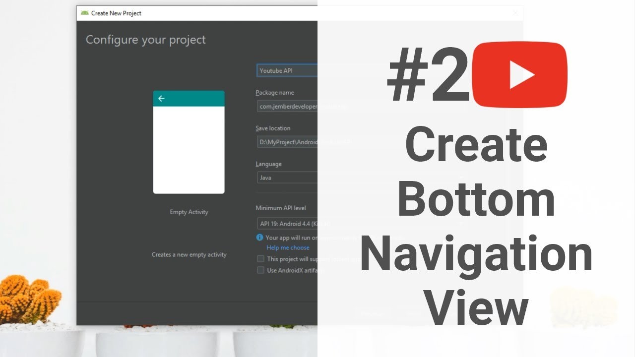 #2 Youtube API - Create Bottom Navigation View - YouTube