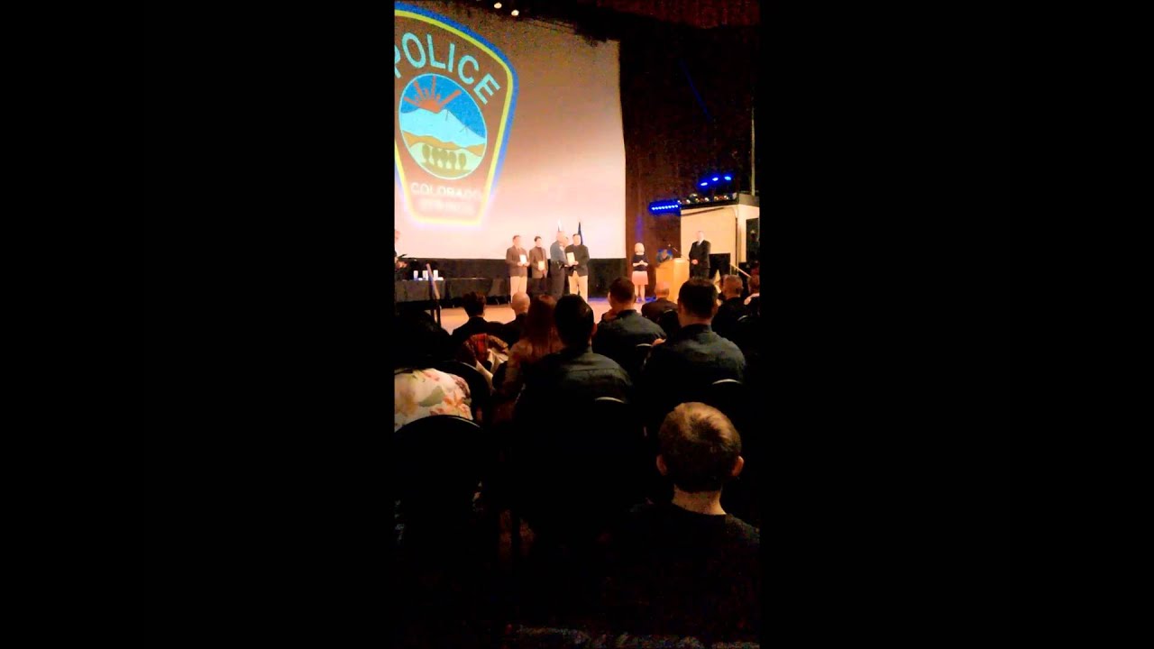 Police chief CSPD award to Johnsons K9 presentation - YouTube