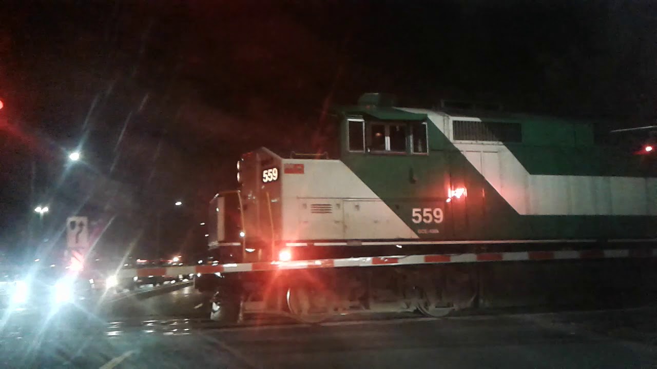 GO Transit F59PH 559 Departing Centennial GO Station - YouTube