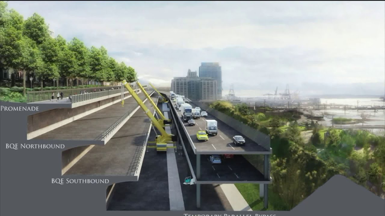 BQE construction plans under review by city officials - YouTube