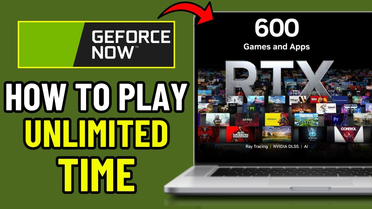 How To Play UNLIMITED Time On GEFORCE NOW 2025! (BEST METHOD) - YouTube