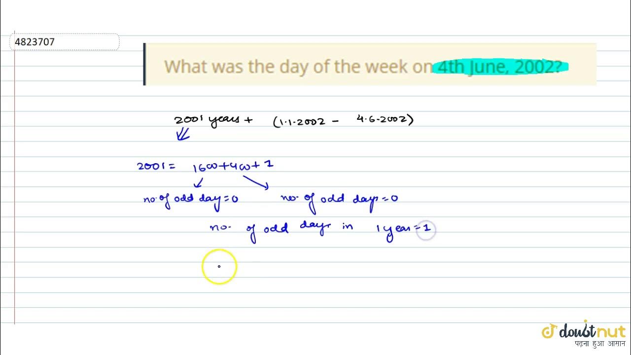 what-was-the-day-of-the-week-on-4th-june-2002-youtube