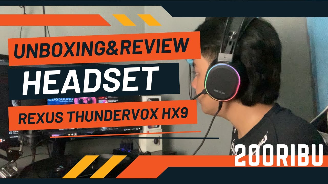 UNBOXING & REVIEW HEADSET REXUS THUNDERVOX HX9 - YouTube
