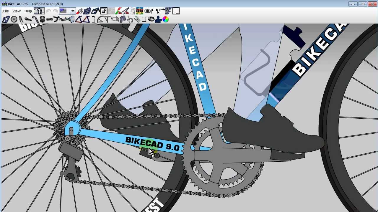 Reversing the effect of the scroll wheel on zoom in BikeCAD Pro - YouTube
