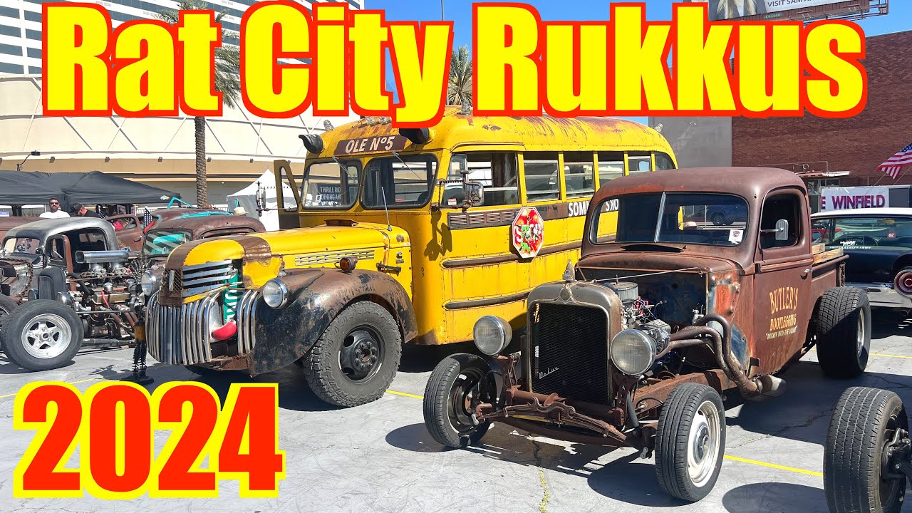 Rat City Rukkus 2024 Car Show At The Strat In Las Vegas - Rat Rods ...