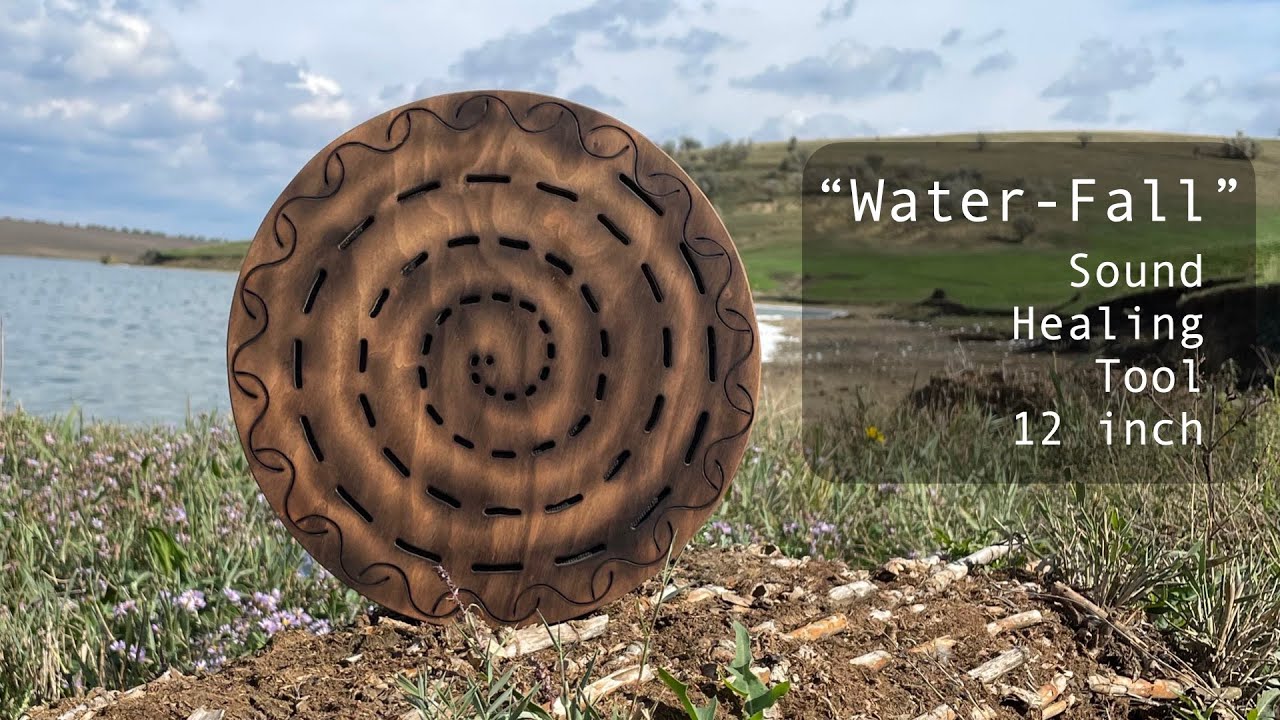 Sound Healing Tool "Water-Fall", 12 inch ocean disk, water-like sound ...