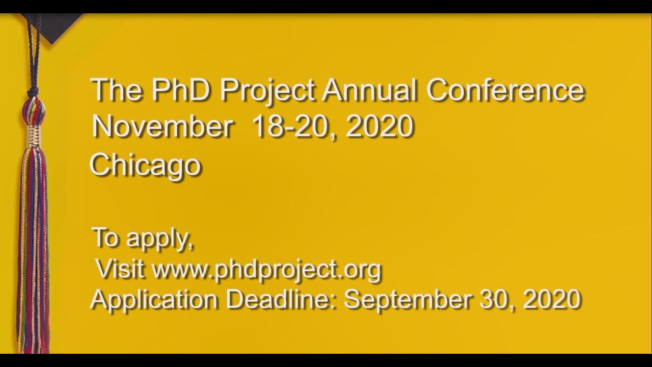 Apply to The PhD Project Annual Conference! - YouTube