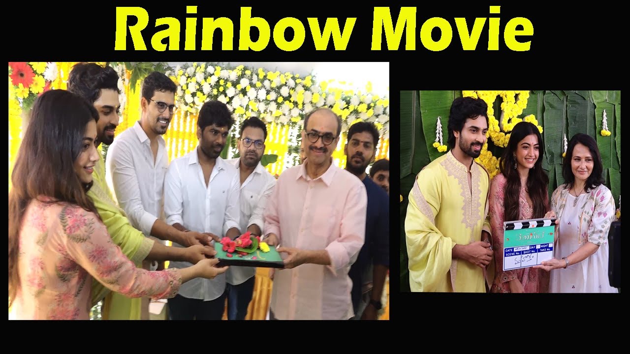 Rainbow Movie New movie opening Rashmika Mandanna and Dev Mohan vizag ...