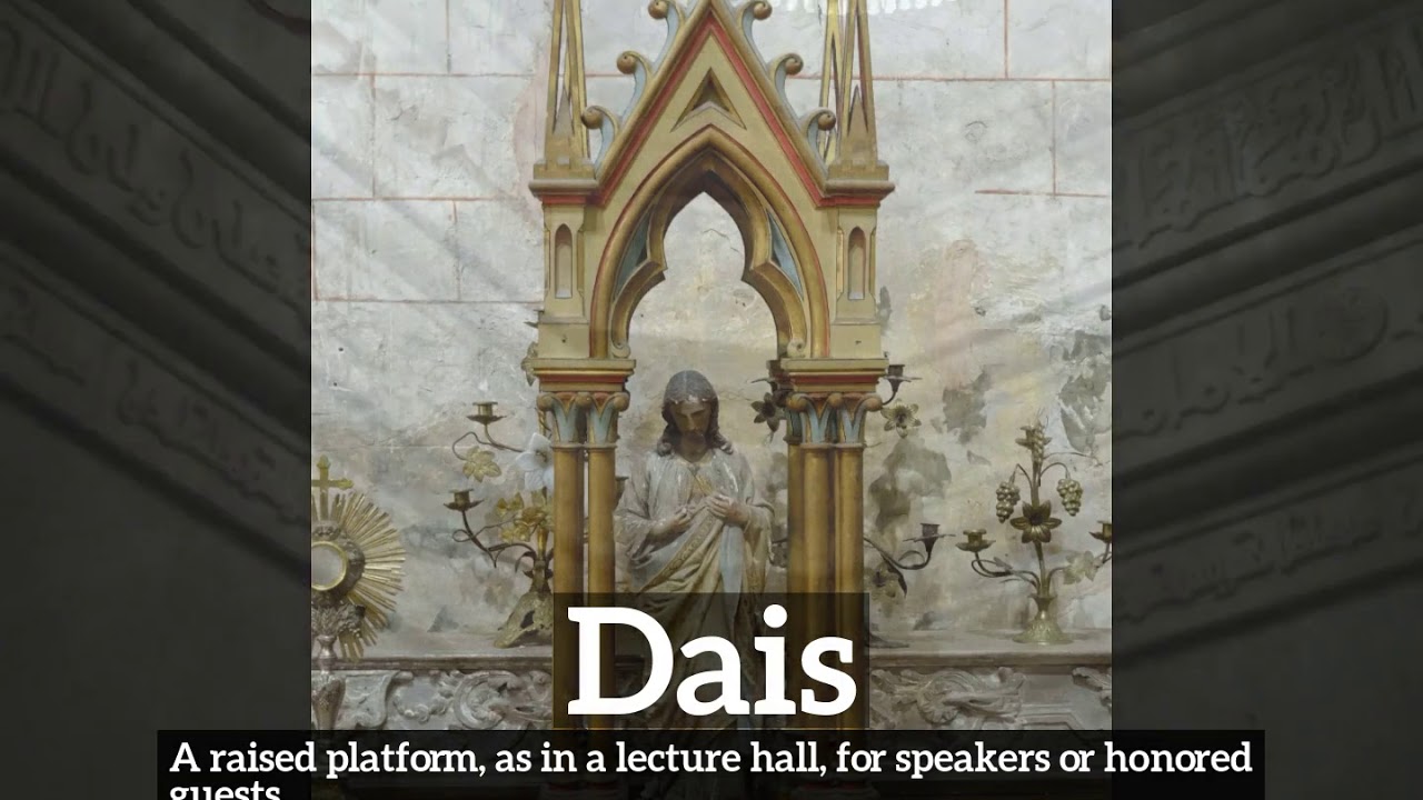 What is Dais? | How Does Dais Look? | How to Say Dais in English? - YouTube