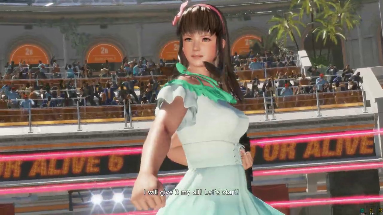 DOA6 - Zhime (Hitomi) V. Kuma Bear (Ayane) - YouTube