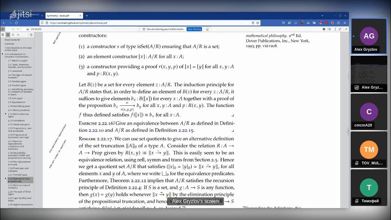 Symmetry Book in Cubical Agda stream #10 - YouTube