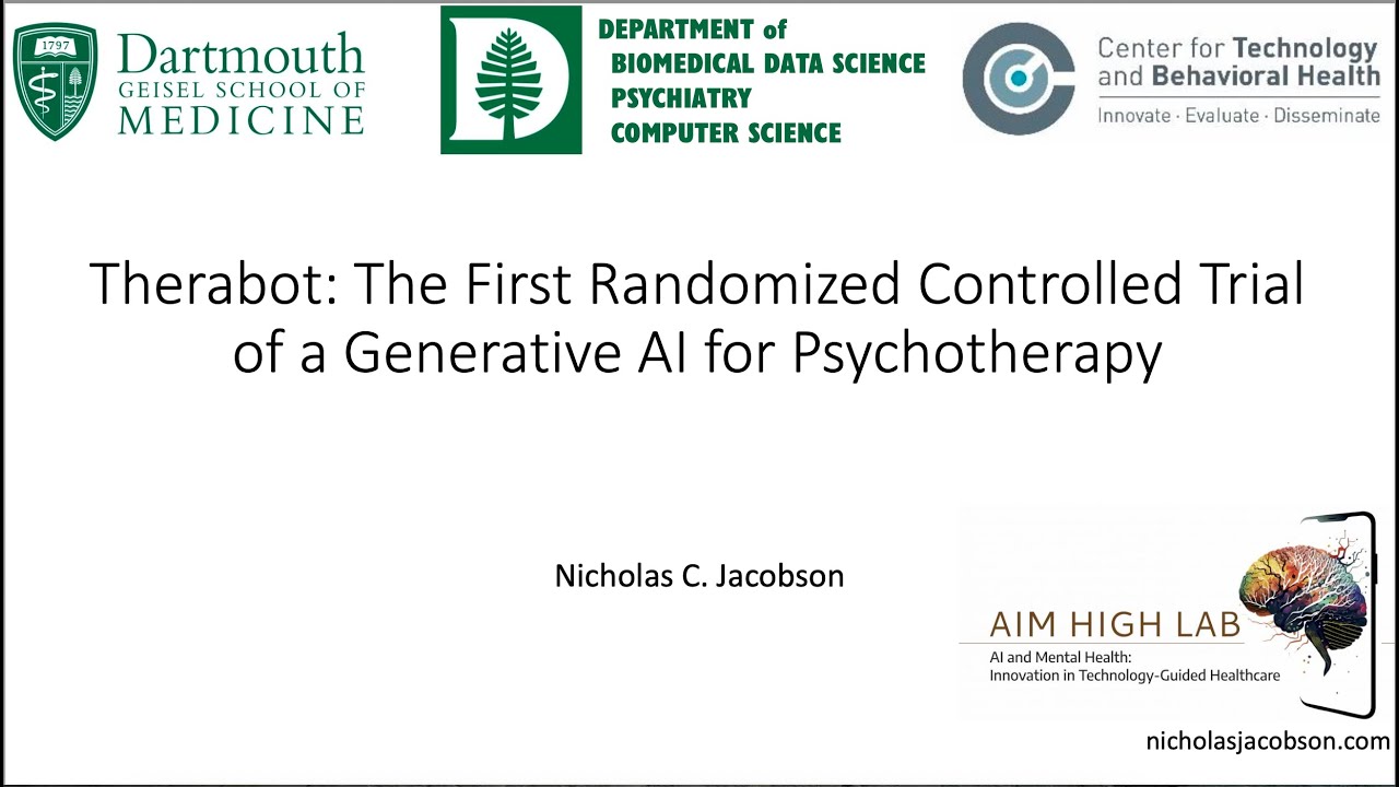Therabot: The First Randomized Controlled Trial of a Generative AI for ...
