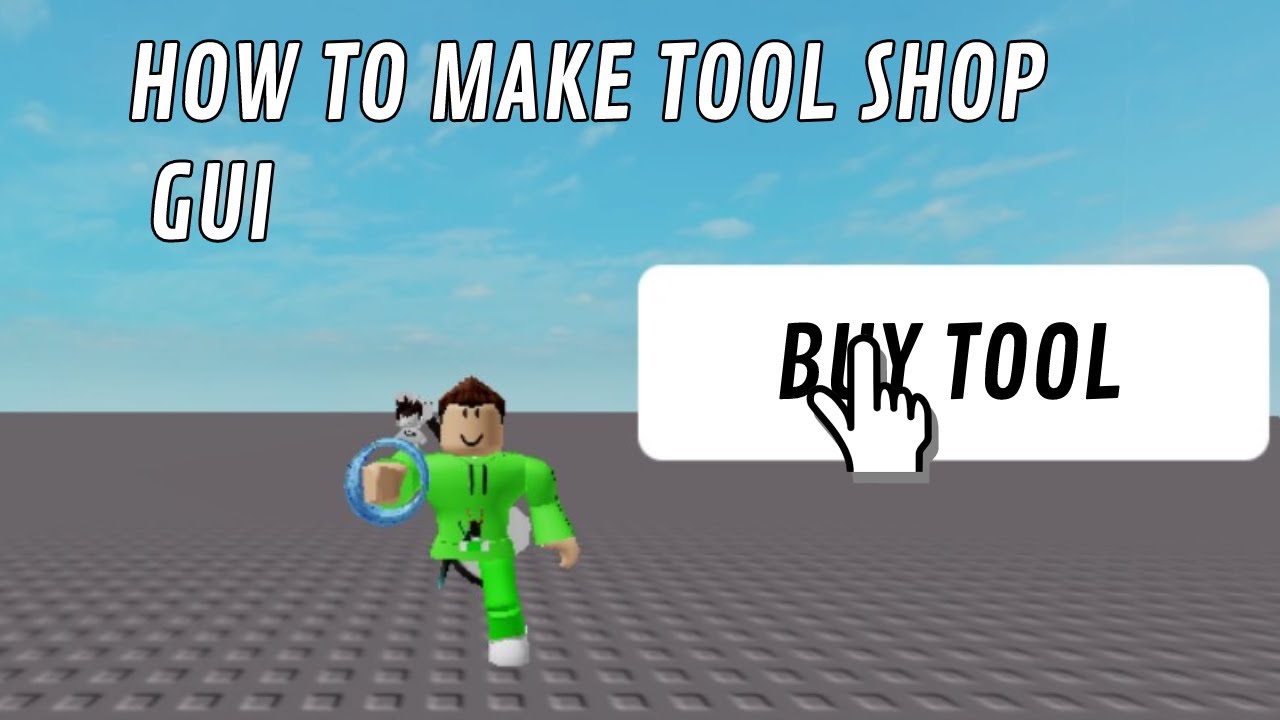 How to Make a Tool Shop ROBLOX Studio - YouTube