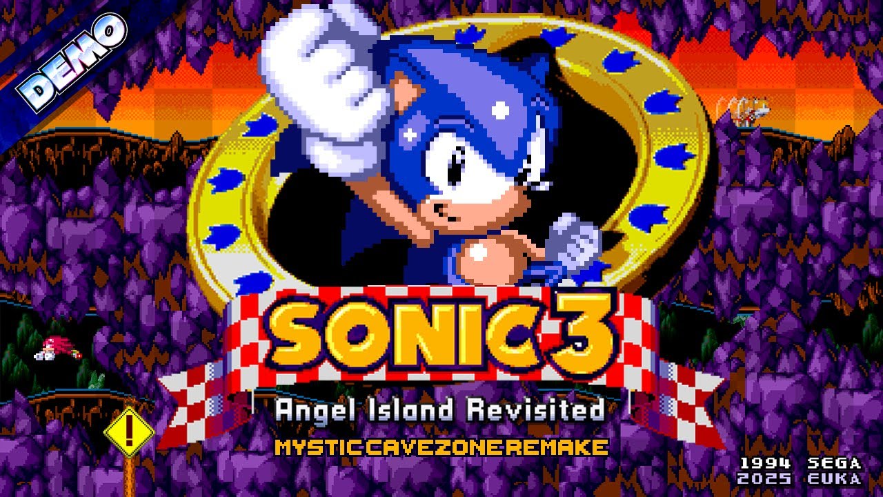Sonic 3 A.I.R: Mystic Cave Zone Remake (Demo) 100% Playthrough + All ...