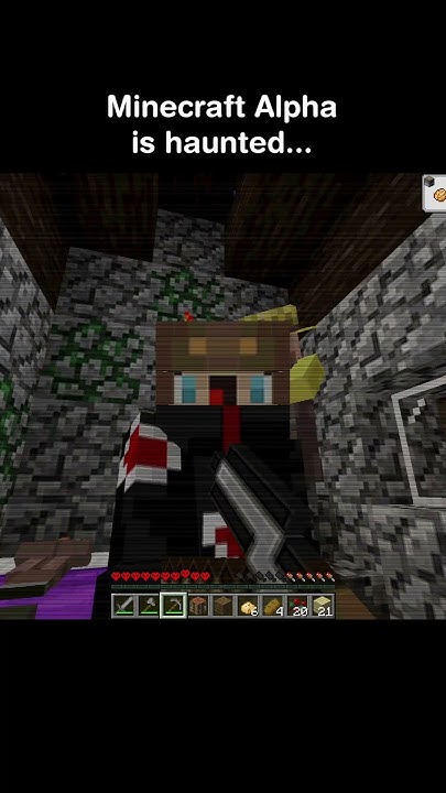 minecraft alpha is haunting my world... the broken script - YouTube