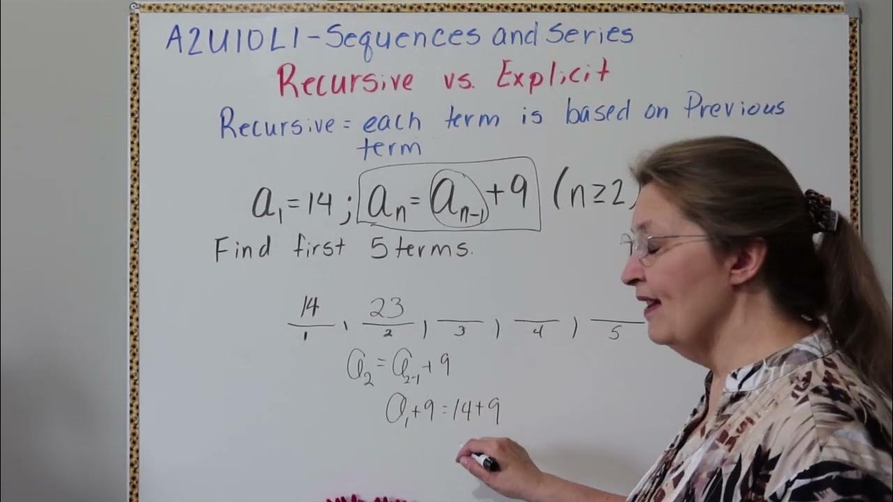 Intro to Sequences and Series, A2U10L1 - YouTube