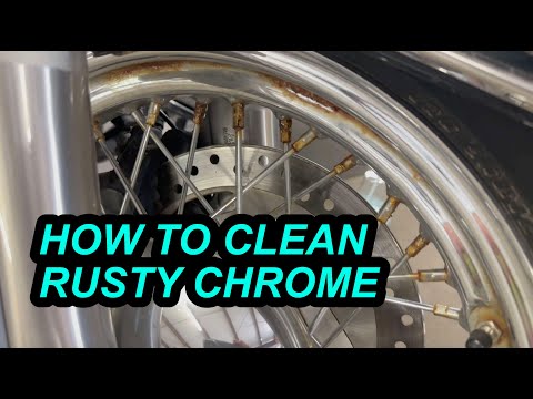 How To Restore Chrome Motorcycle Wheels