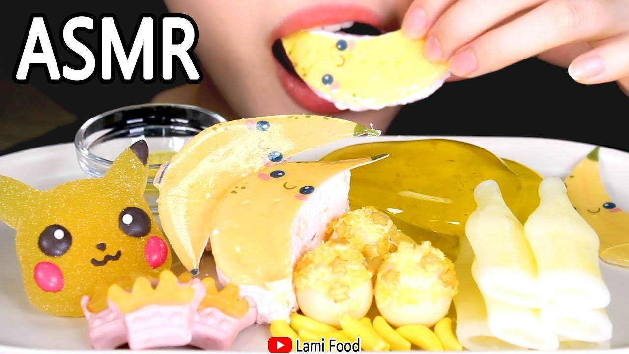 Yellow Food Asmr Frozen Nik L Nips Wax Bottles Candy Jelly Popping
