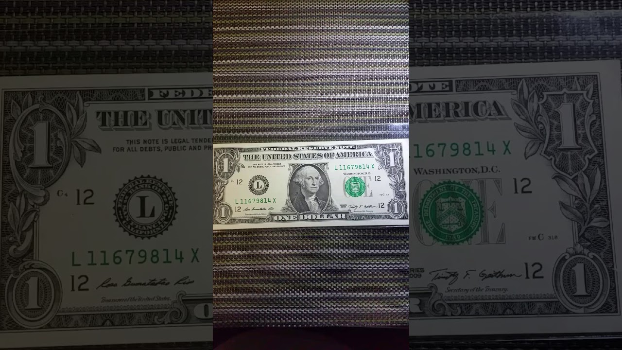 1 US Bank Note With X At The End Of The Serial Number YouTube 1-us-bank-note-with-x-at-the-end-of-the-serial-number-youtube