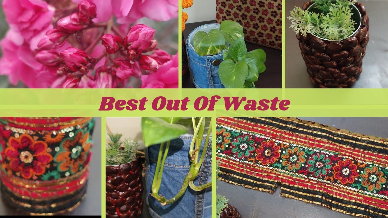 3 Beautiful DIY Using Waste Materials | Planters | Home Decor | #diy ...