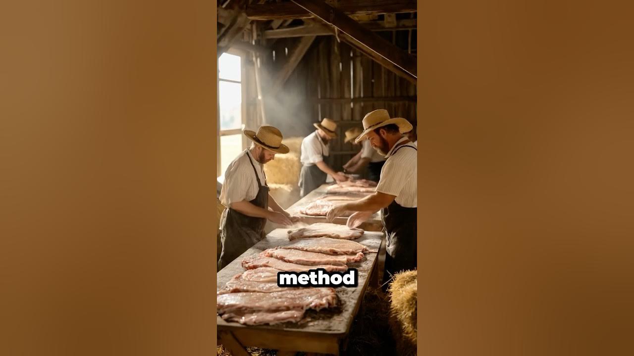 The Incredible Amish Secret: How Do They Preserve Meat WITHOUT Refrigeration? - YouTube