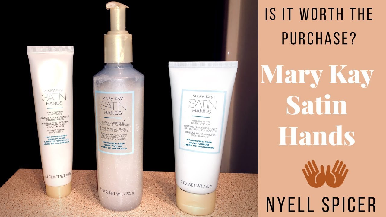 Mary Kay Satin Hands Pampering Set Review - YouTube