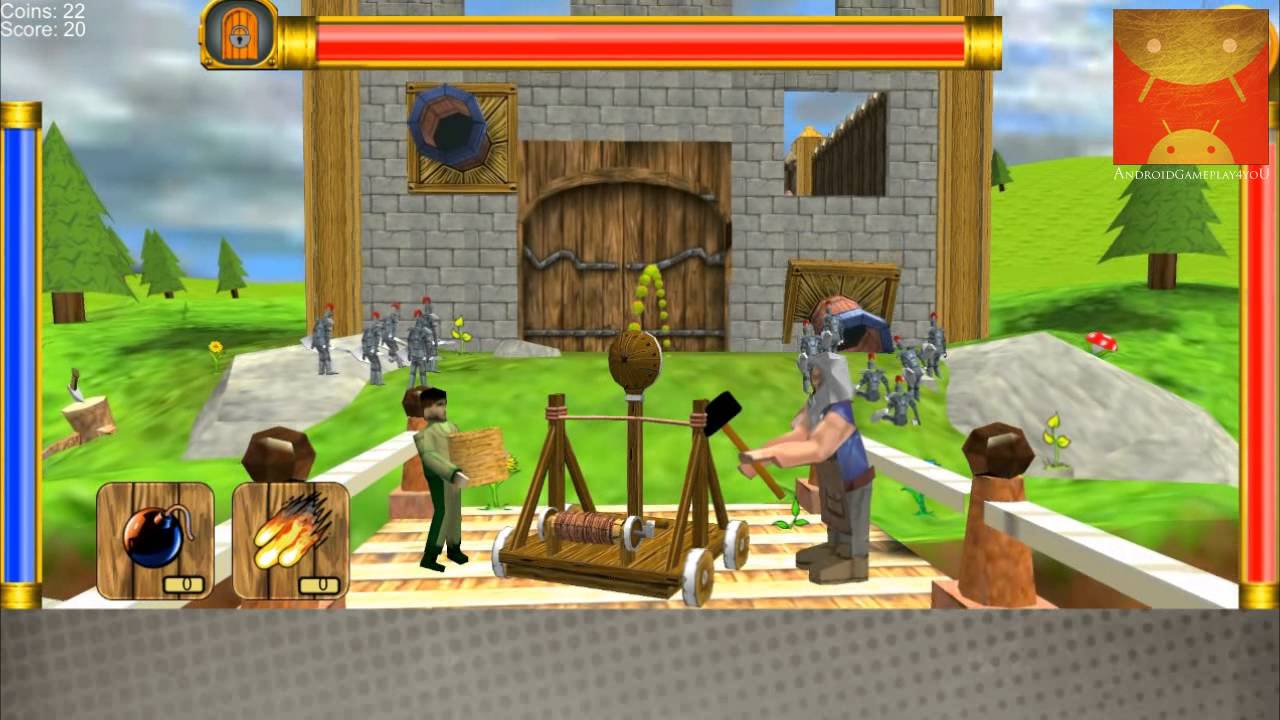 Catapult 3D Android HD GamePlay [Game For Kids] - YouTube