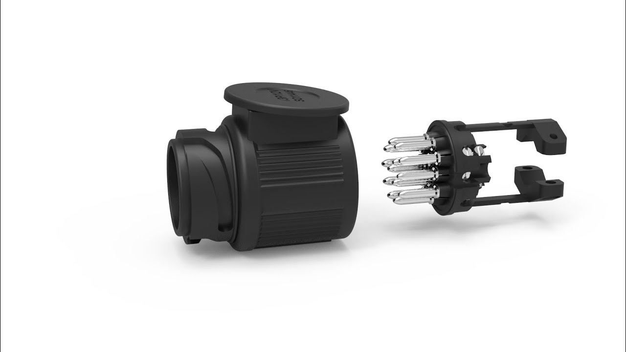 13P/12V Stecker (ISO 11446) - Großhandels-Edition - ERICH JAEGER - YouTube