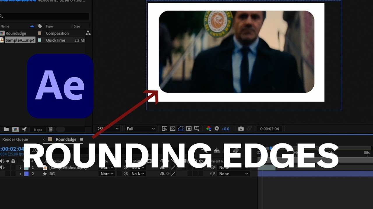 Easy Way to Round the Edges of Your Videos or Images in After Effects ...