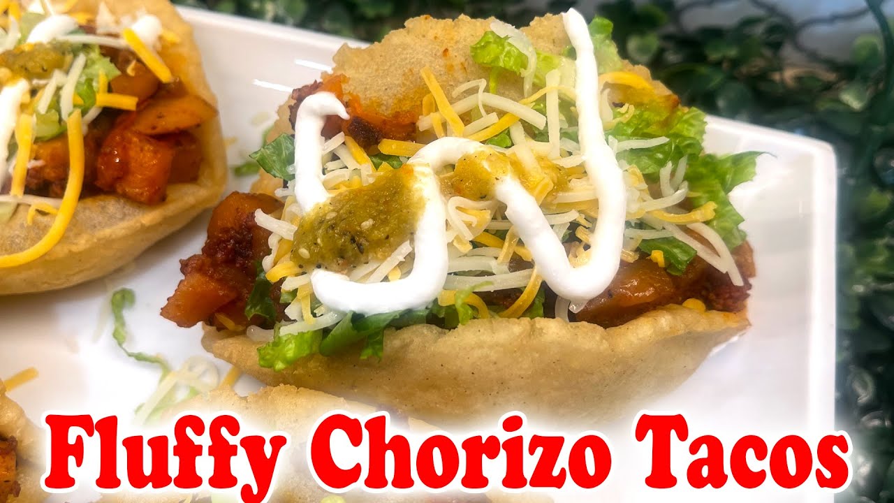 Fluffy Chorizo Tacos | Irresistible Mexican Delights - YouTube
