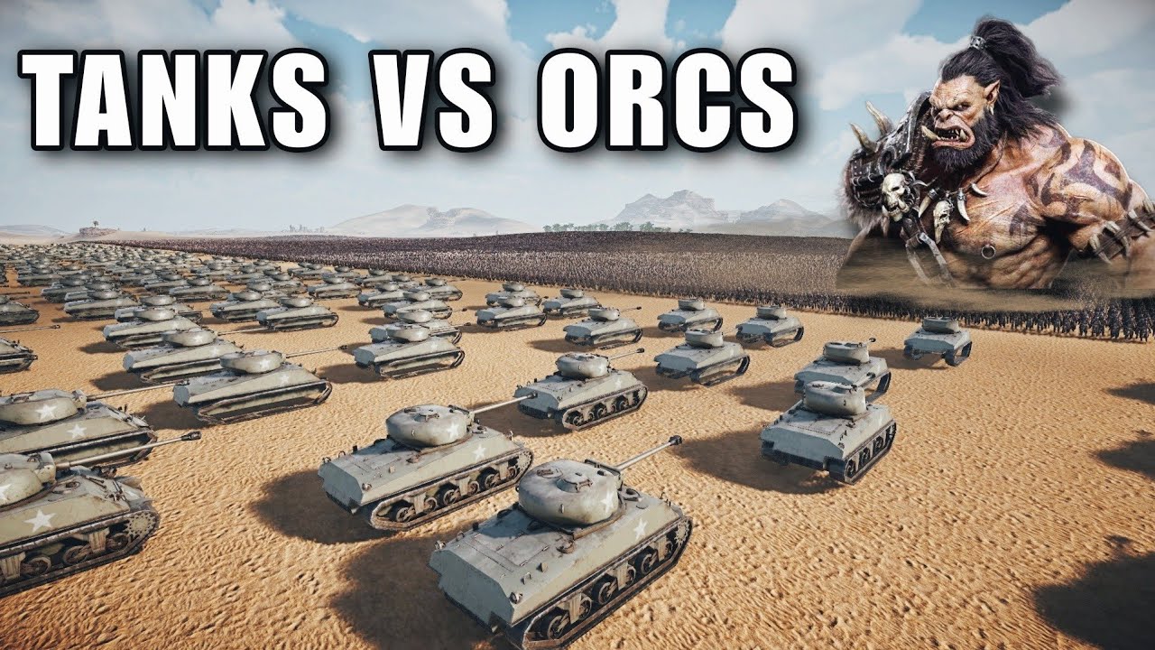 200 WW2 TANKS Vs 1.5 MILLION ORCS | Ultimate Epic Battle Simulator 2 ...
