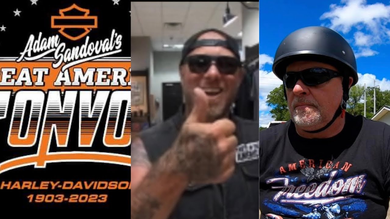 Adam Sandoval Great American Convoy, Pensacola Harley Davidson Stop ...