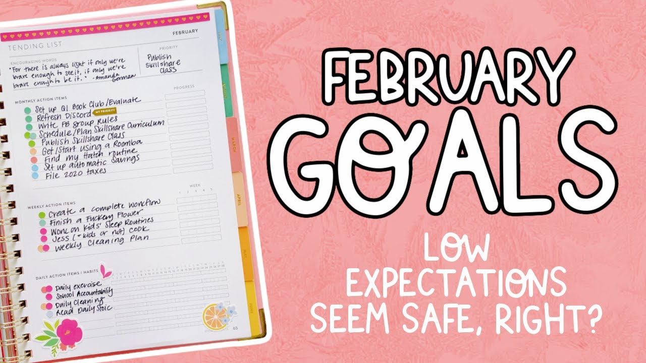 2021 Goal Planning | February Powersheets Prep - YouTube