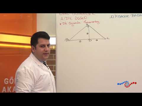 Geometri - Dik Üçgende Kenarortay Nedir ?
