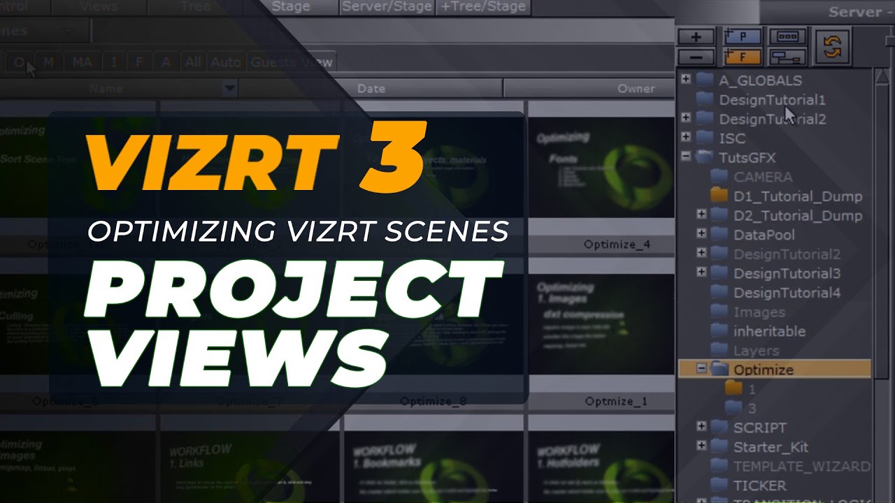 Vizrt 3 Project View - YouTube