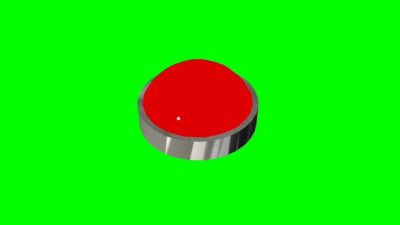 Red Flashing Allert Button - free green screen - YouTube
